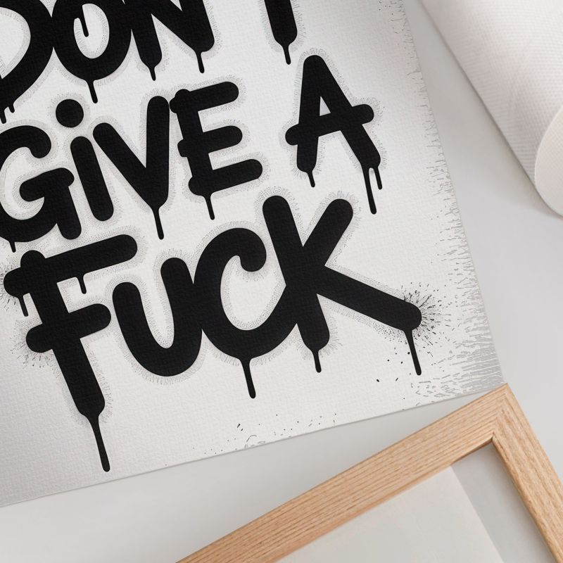 Plakat Na Ścianę ArtPrintCave 29,7x42 cm Mocne graffiti Groszek 1 szt.