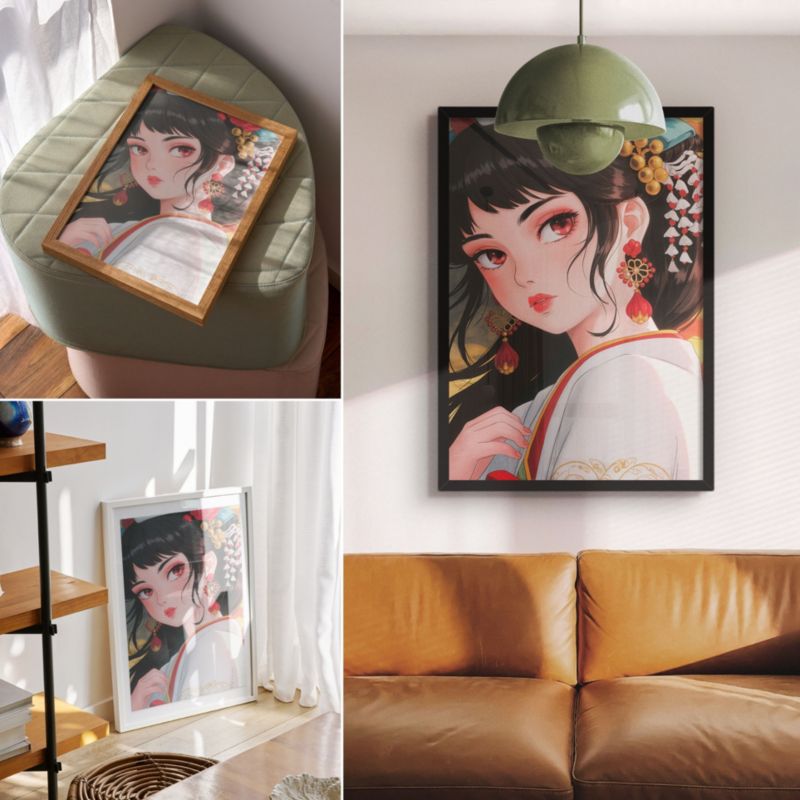 Plakat Na Ścianę ArtPrintCave 29,7x42 cm Spojrzenie anime Karol Pawlak ...