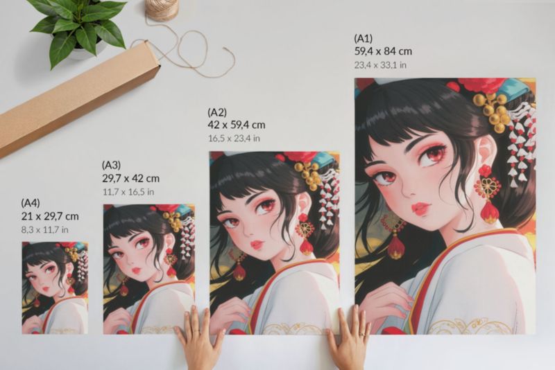 Plakat Na Ścianę ArtPrintCave 29,7x42 cm Spojrzenie anime Karol Pawlak ...