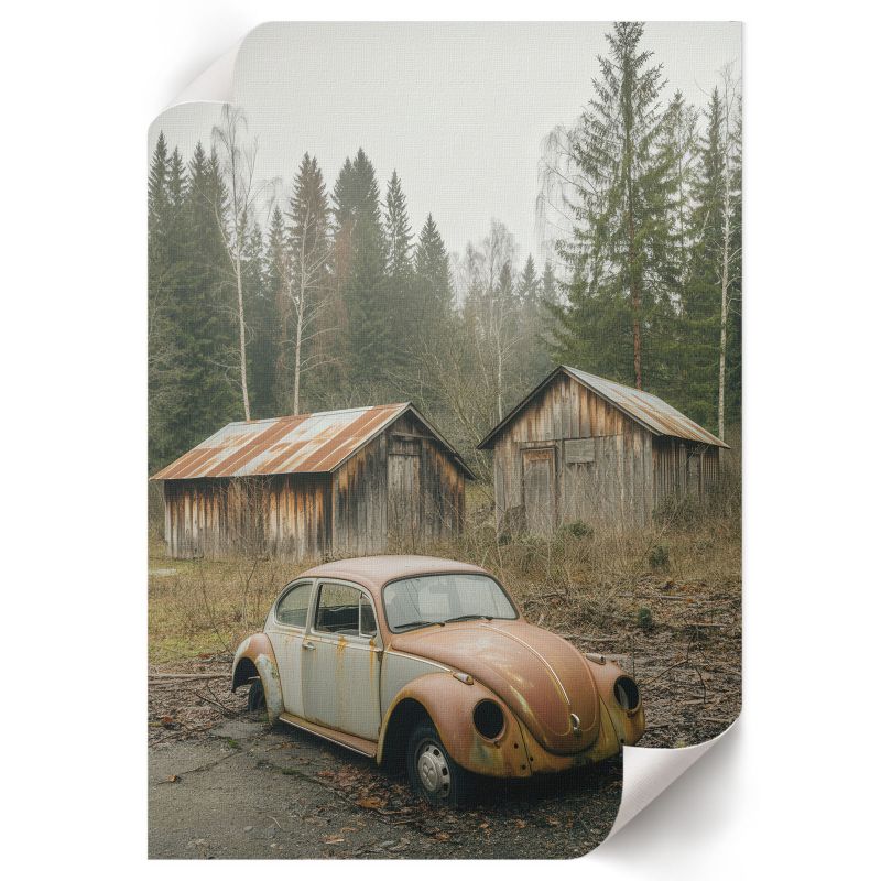 Plakat Na Ścianę ArtPrintCave 29,7x42 cm Wrak auta Open Context 1 szt.