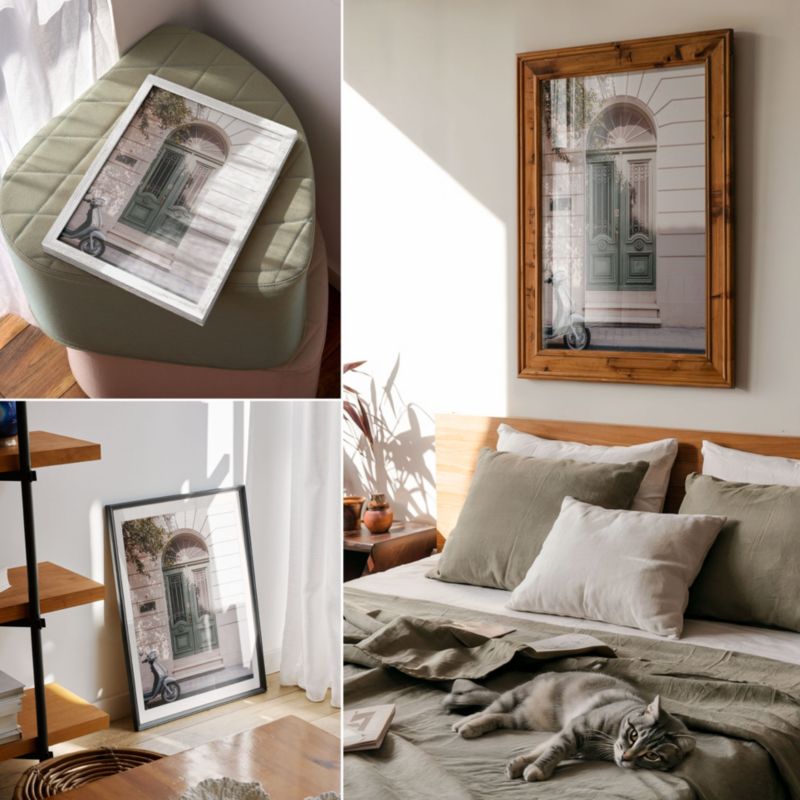 Plakat na ścianę Wallfluent Format A1 Retro drzwi Artysta Illusion 1 szt.