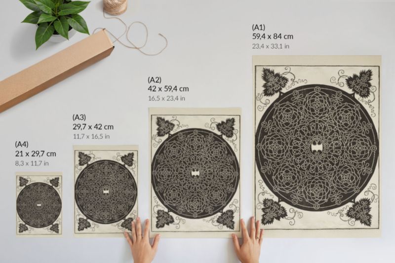 Plakat na Płótnie Tulup 42x59,4 cm (A2) Piąty węzeł Do salonu, sypialni ...