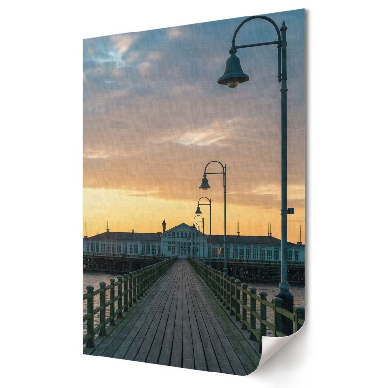 Plakat na płótnie Wallfluent Format A1 Drewniany pomost Artysta Kalio 1 ...