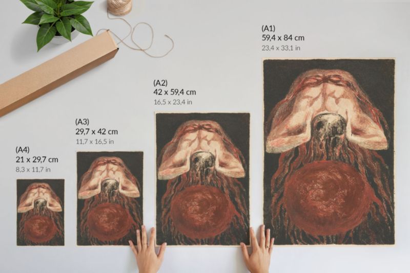Plakat na płótnie Wallfluent Format A2 Księga Urizena Artysta William ...