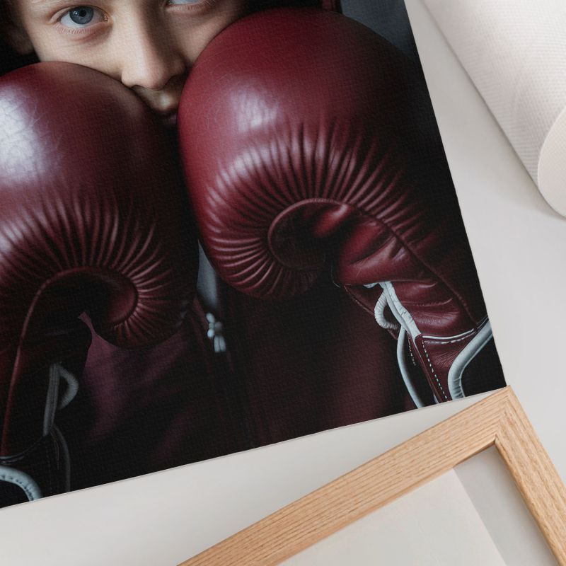 Plakat Premium ArtPrintCave 21x29,7 cm Młody bokser Parallel Form 1 szt.
