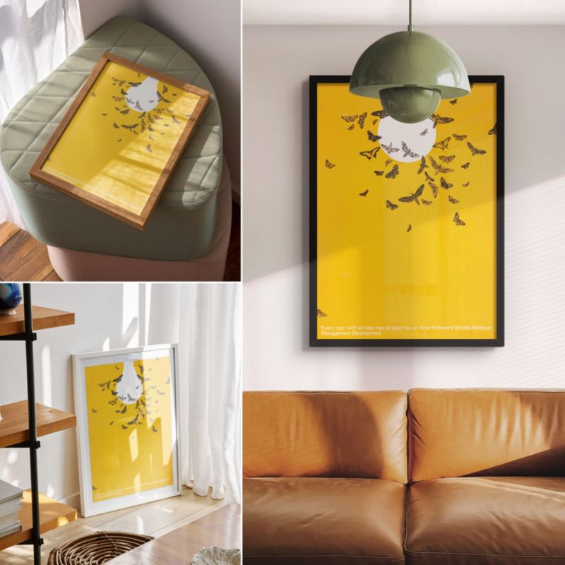 Plakat Premium ArtPrintCave 59,5x84 cm Plakat z żarówką Ken White 1 szt.