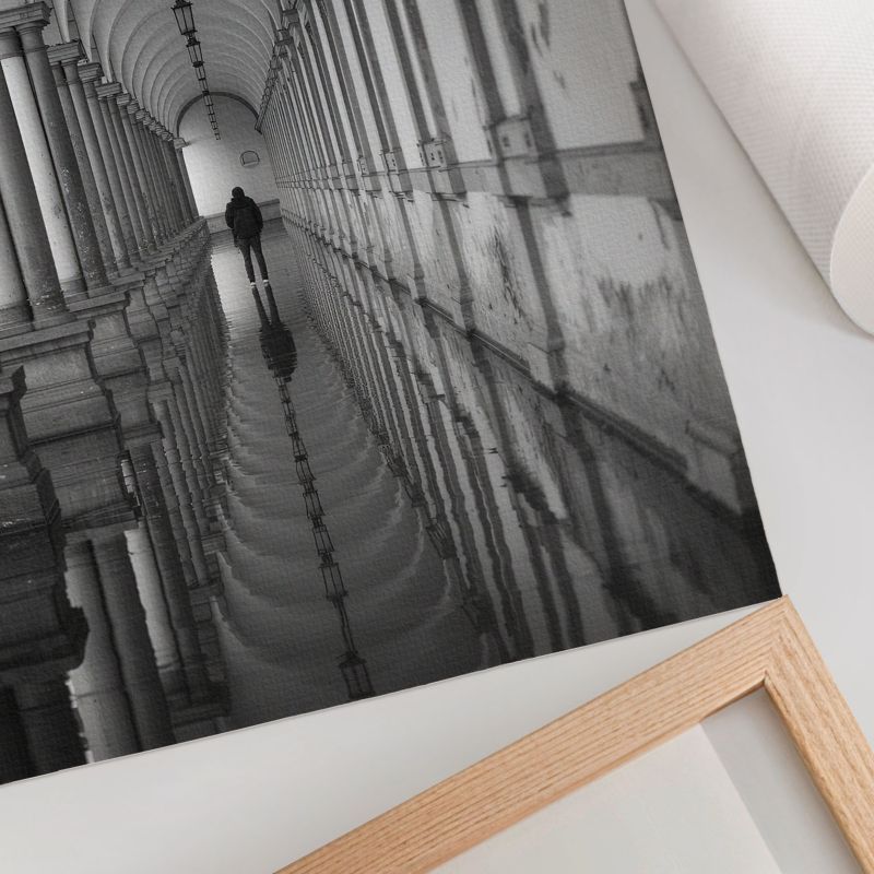 Plakat Wallfluent Format A4 Architektoniczna symetria Kolektyw Visual ...