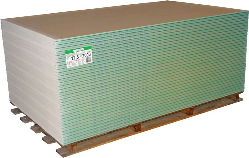 Płyta gipsowa Norgips impregnowana 1200 x 2000 mm 12,5 mm | Majsterkowanie w Castoramie