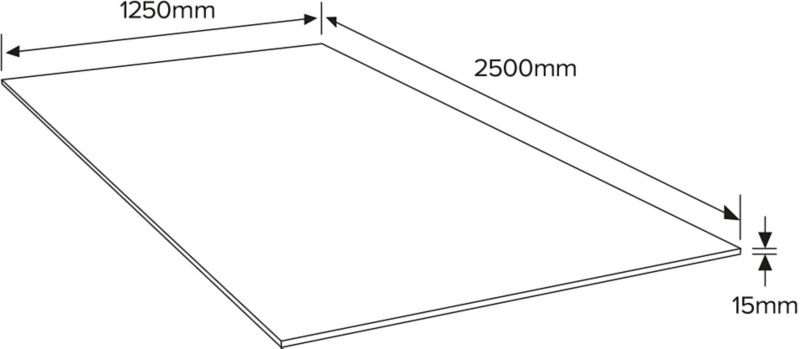 Płyta OSB 3 Kronobuild 2500 x 1250 x 15 mm 3,125 m2