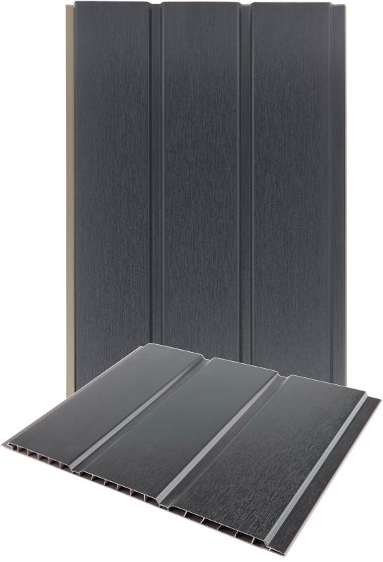 Podbitka komorowa Poliprofile 2700 x 300 mm grafitowa | Majsterkowanie ...