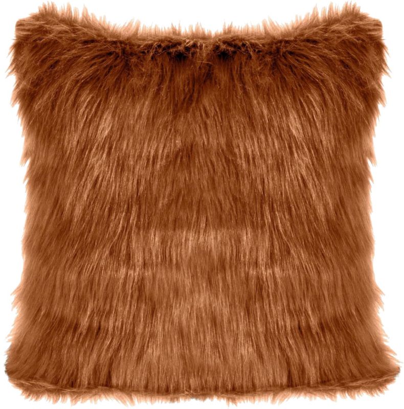 Poduszka Eurofirany Futrzak 45 x 45 cm brązowa | Majsterkowanie w ...