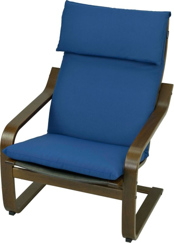 Poduszka na fotel IKEA AMPO niebieski gładki na suwak 1 szt. | Majsterkowanie w Castoramie