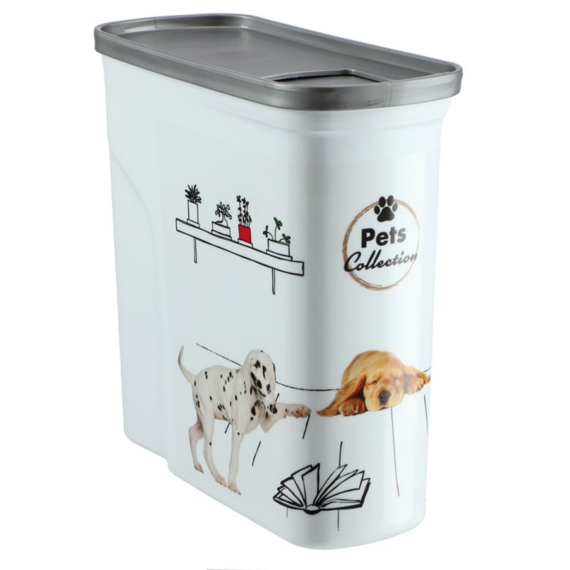 Pojemnik na karmę dla psa Curver Pet Life 2l biały z psem 1 szt ...
