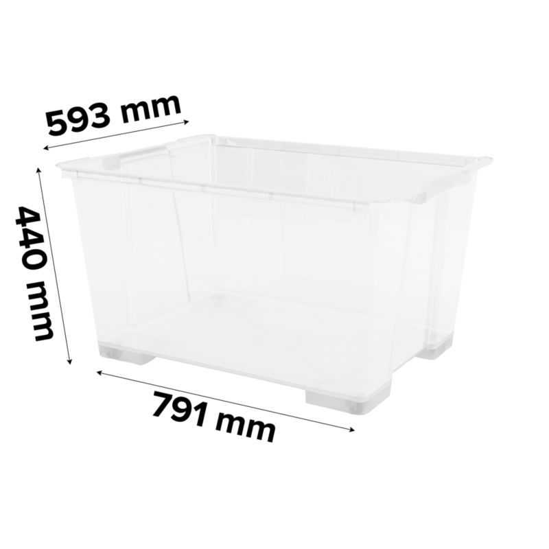 Pojemnik z pokrywą GoodHome Kaio 138 l