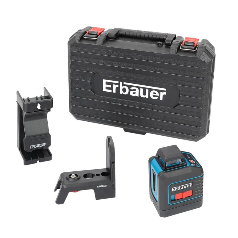 Poziomica laserowa Erbauer 360° czerwona 20 m | Majsterkowanie w Castoramie