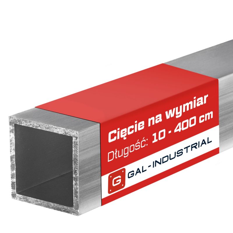 Profil Aluminiowy GAL-INDUSTRIAL 30x30x2 mm 110 cm Rura Kwadratowa ...