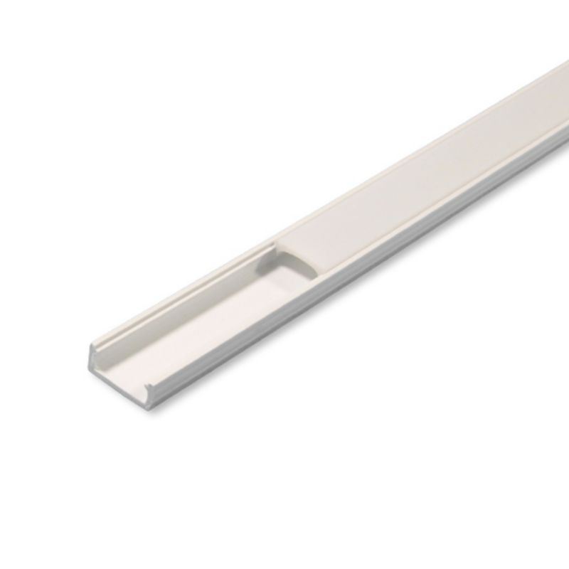 Profil LED MasterLED PCV 16x7 Slim Biały z mlecznym kloszem 2m 1 szt ...