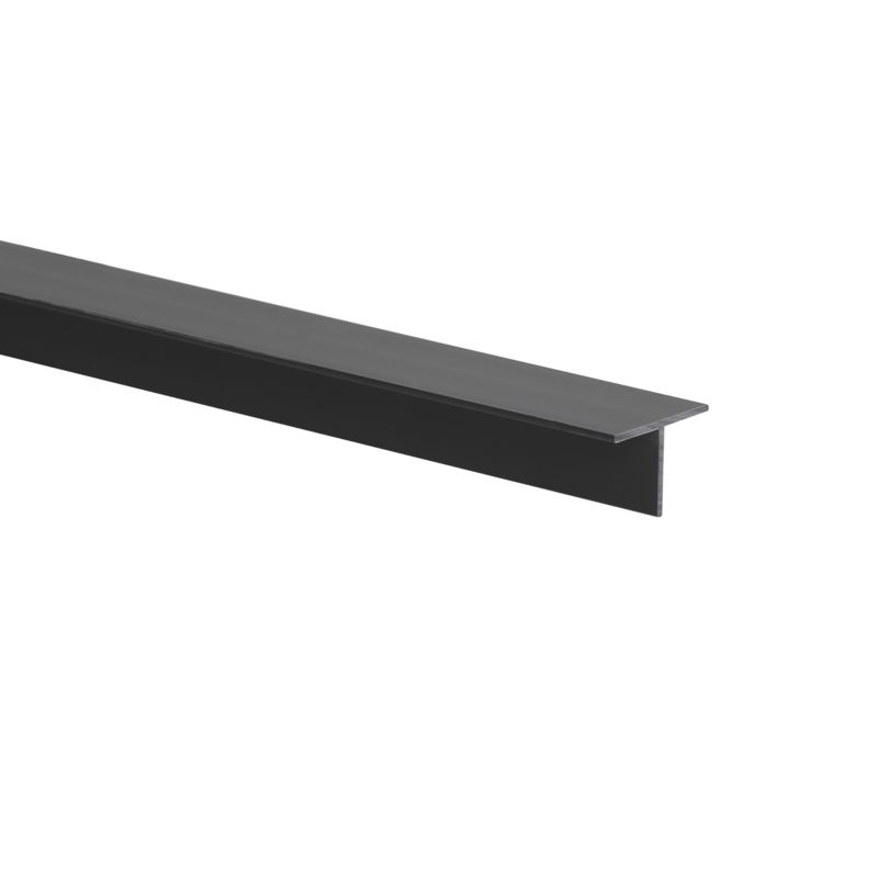 Profil T PVC gładki 2600 x 25 x 18 x 1,5 mm antracyt | Majsterkowanie w ...