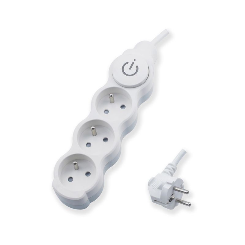 Przedłużacz mieszkaniowy Ecolina 3 gniazdka z uziemieniem 5 m z ...