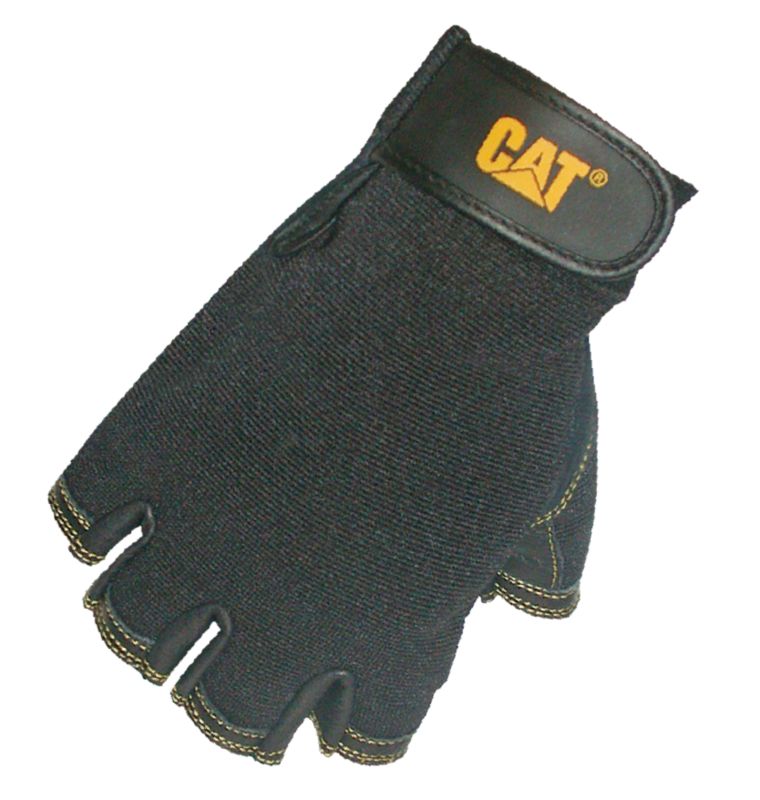 Rękawice robocze bez palców Caterpillar M skórzane 1 szt. | Majsterkowanie w Castoramie