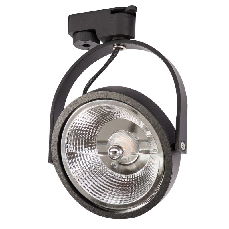 Reflektor LED MasterLED Leon AR111 GU10 120mm IP20 czarny mat 1 szt ...