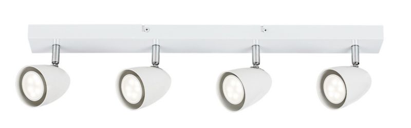 Reflektor spot Rabalux Perico biały 4 x GU10 x IP20 wym: 15 x 60 x 7 cm ...