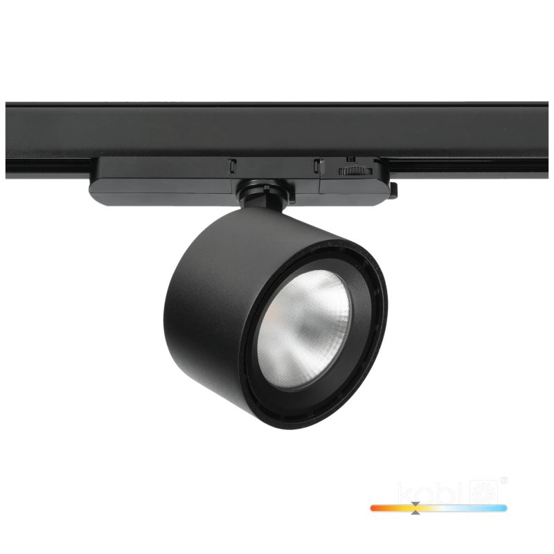 Reflektor szynowy LED Kobi moss 10W 3000K czarny 1szt.