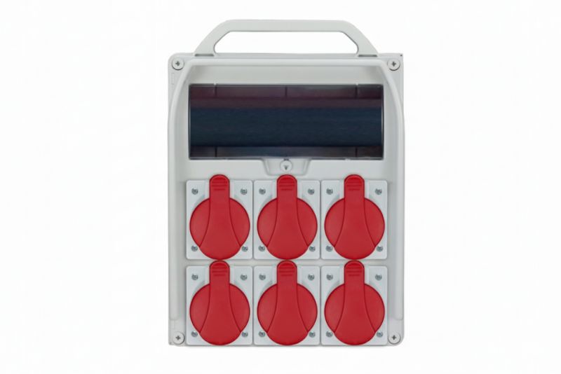 Rozdzielnia przenośna Pawbol R-BOX 380 13S:6x16/5,IP44 1szt.