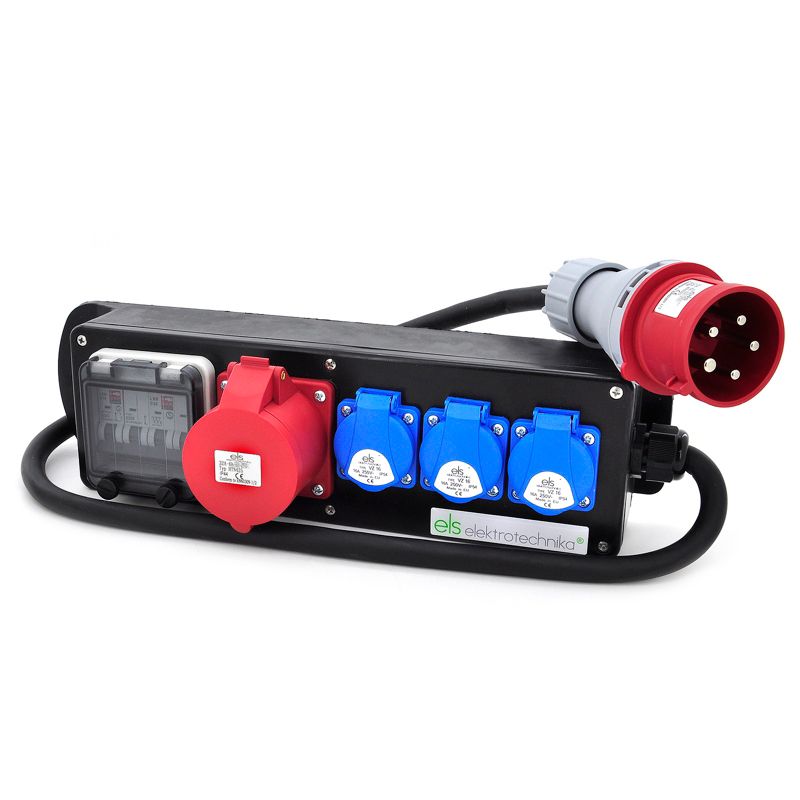 Rozdzielnica przenośna ELS Elektrotechnika 4PO31C011CW2G 3x230V 32A/5 z ...