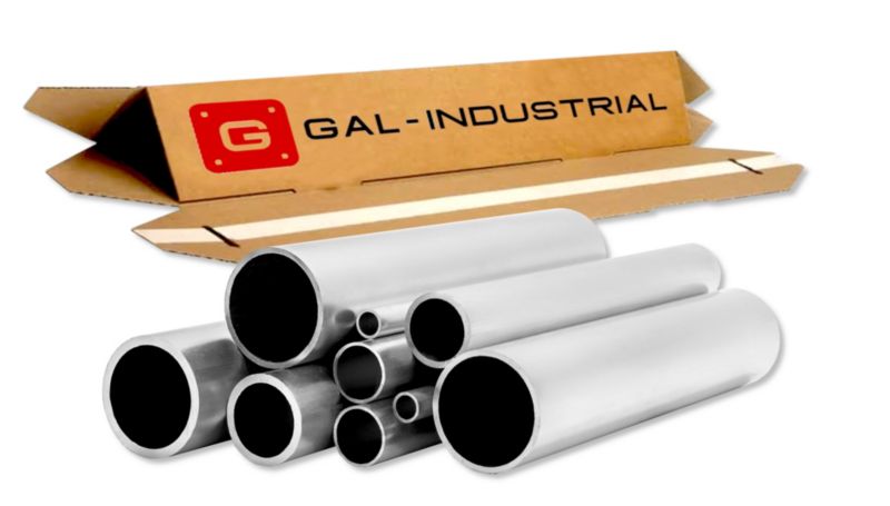 Rura Aluminiowa Okrągła GAL-INDUSTRIAL 12x1mm fi 12 80cm Rurka ...