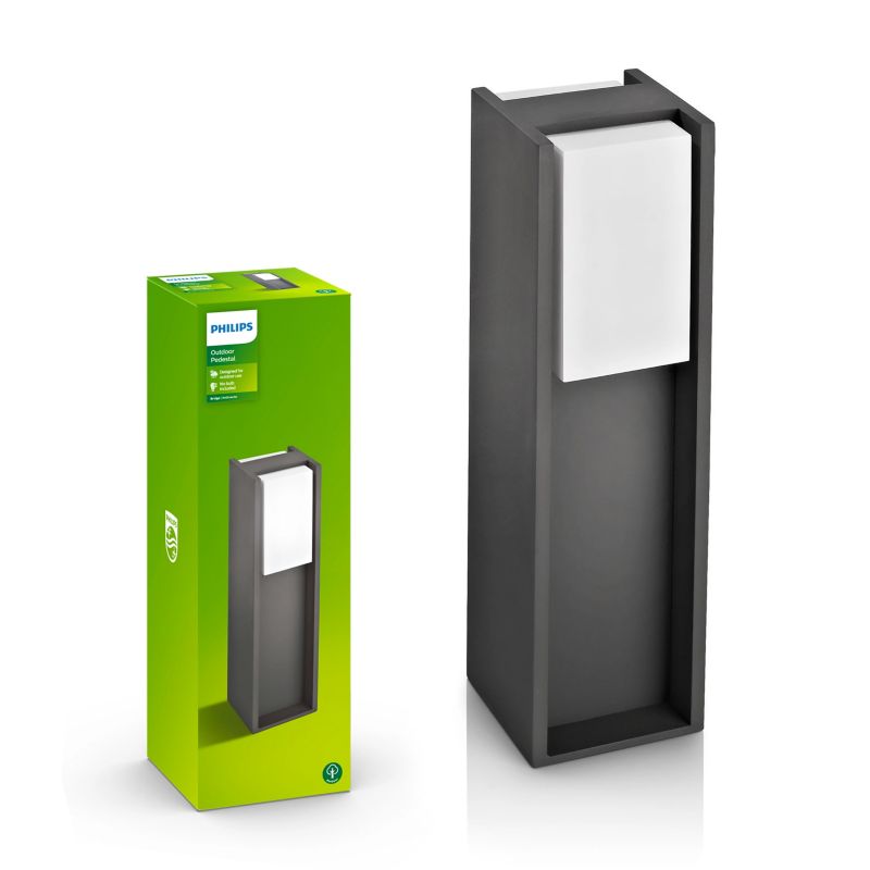 Słupek ogrodowy Philips BRIDGE E27 40cm antracytowy IP44 1 szt ...