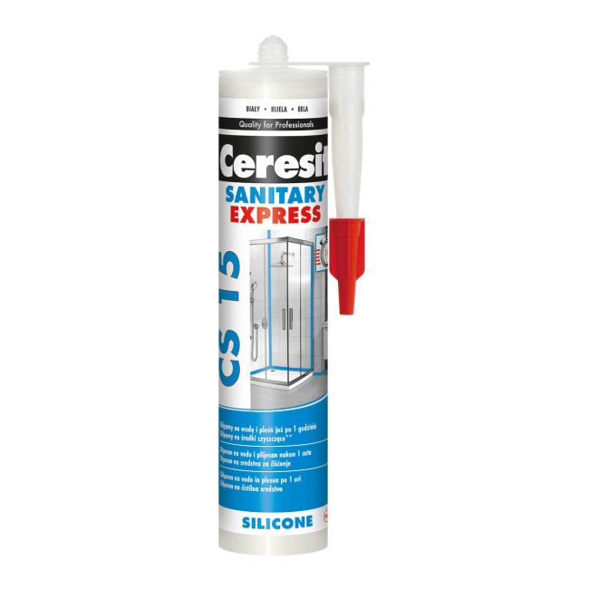Silikon Ceresit CS 15 Express biały 280 ml | Majsterkowanie w Castoramie