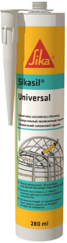 Silikon Sika Universal biały 280 ml | Majsterkowanie w Castoramie