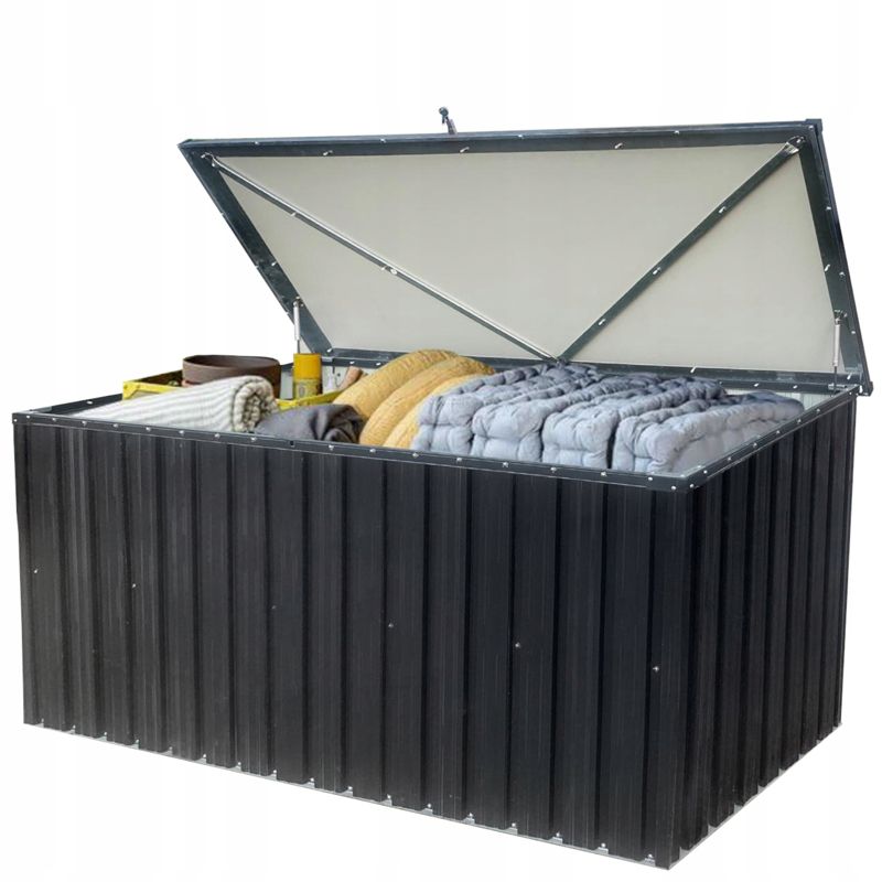 Skrzynia Ogrodowa Corciano CHEST Metalowa 1300 litrów 183.5x89x95cm ...