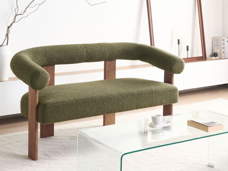 Sofa Ilbro Boucle Zielony dla 2 osób 1 szt. | Majsterkowanie w Castoramie