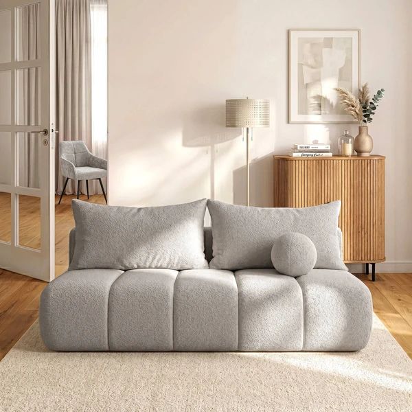 Sofa Mebel Elite SARIA Rozkładana Kanapa z Funkcją Spania Dwuosobowa Do ...
