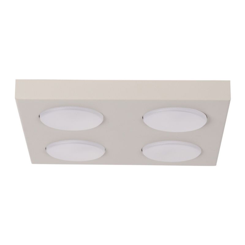 Spot sufitowy Sigma Lighting Hero szary beż 4 x GX53 x IP20 wym: 3 x 24 ...