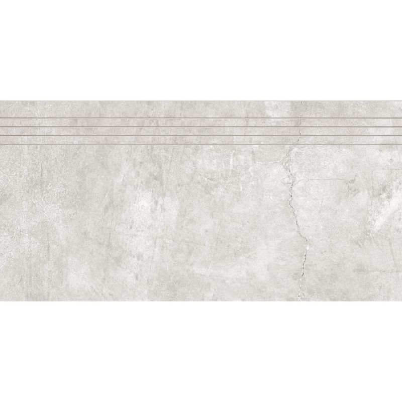 Stopnica mrozoodporna szkliwiona Terminal 29,7 x 59,7 cm silver