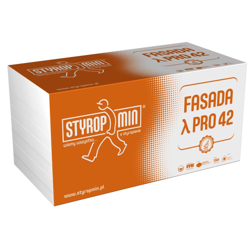 Styropian fasadowy PRO 42 100 mm 3 m2