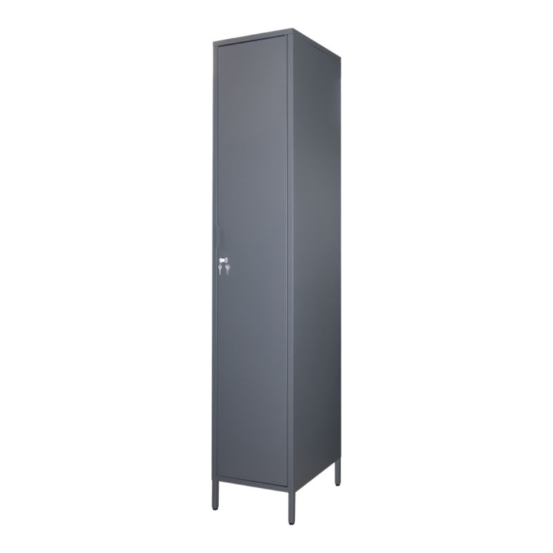 Szafa metalowa 180 x 35 x 40 cm szara