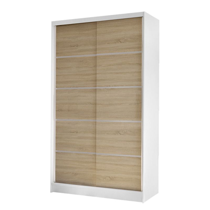 Szafa MIRJAN 24 z drzwiami przesuwnymi Diego IV biały/dąb sonoma 1 szt. | Majsterkowanie w ...