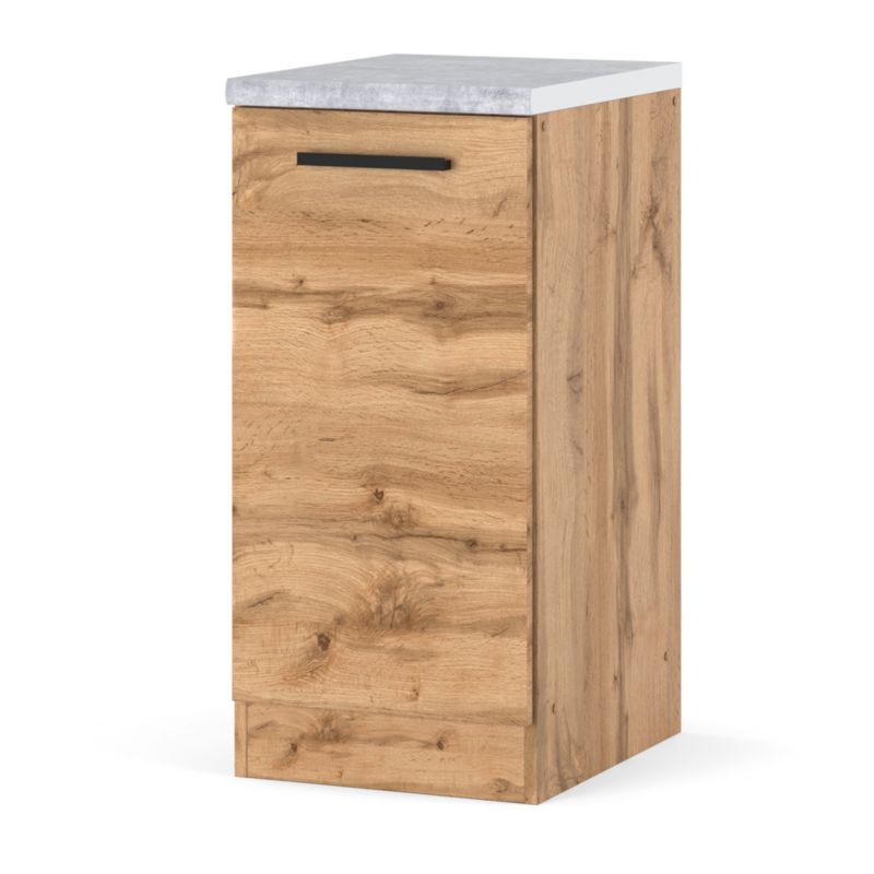 Szafka Kuchenna Hurtownia-Mebli Stojąca Blanka dolna D40 40cm Dąb Wotan ...
