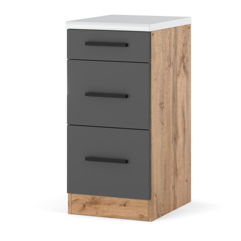 Szafka Kuchenna Hurtownia-Mebli Stojąca Z Szufladami Blanka dolna D40 ...