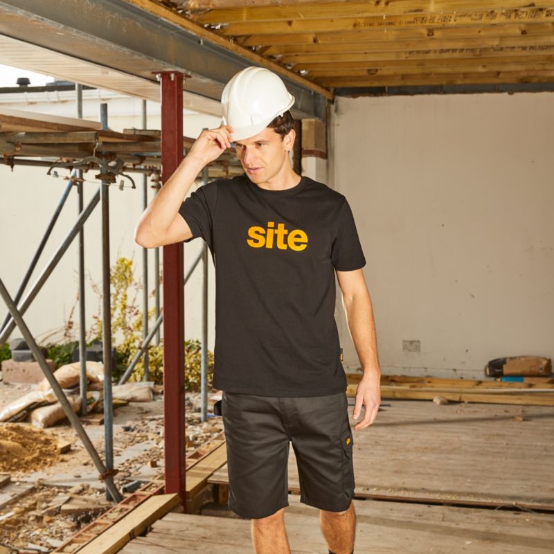 Szorty Site Sember czarne W36