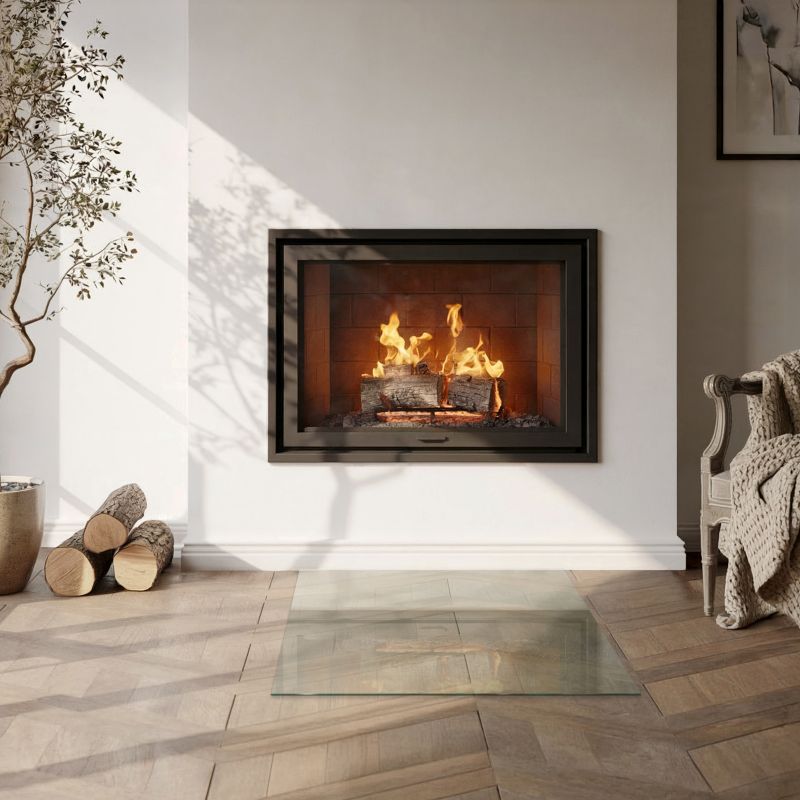 Szyba Hartowana Wallfluent 60x60 cm Ochrona podłogi przed iskrami 1 szt.