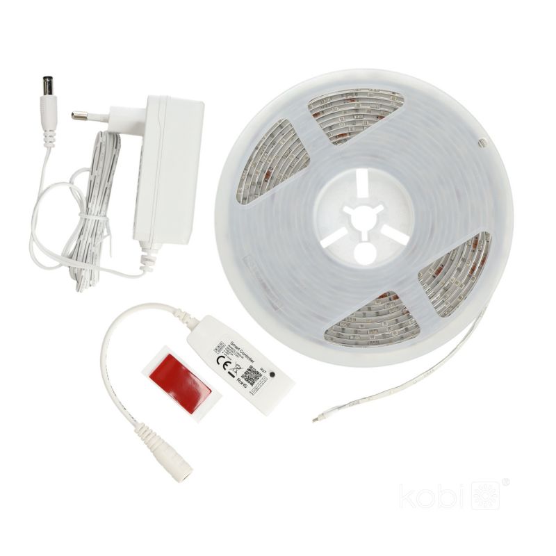 Taśma LED smart Kobi 24W 5m RGB CCT Wi-Fi IP 20 1 kpl.