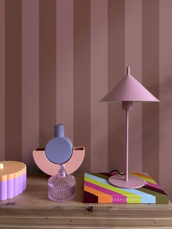 Tapeta ESTAhome paski ciemnego fioletuIfioletowego mauve 50 x 900 cm ...
