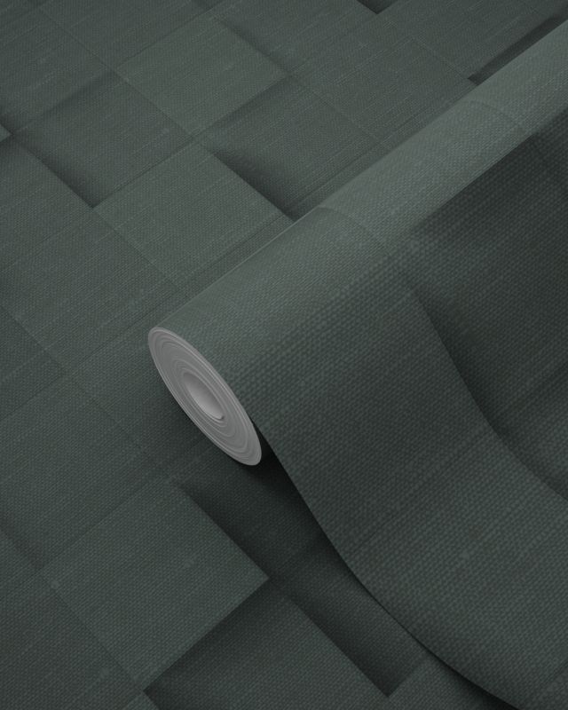 Tapeta Origin Wallcoverings kostki 3D antracytowym 50 x 900 cm - 1 rol.