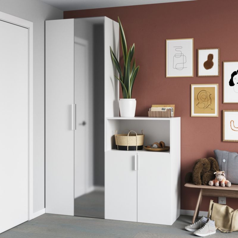 Uchwyt brzegowy GoodHome Atomia 29,3 cm biały 2 szt.