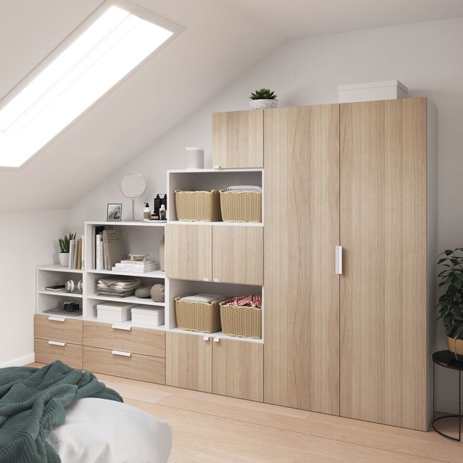 Uchwyt brzegowy GoodHome Atomia 3,7 cm biały 2 szt.